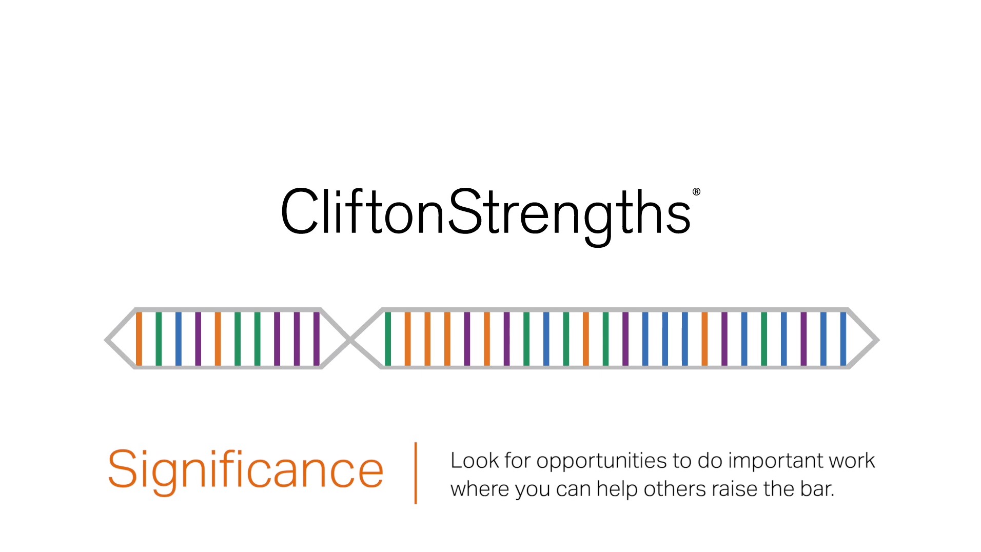 Significance | Clifton Strengths Theme Definition - Resources - The ...