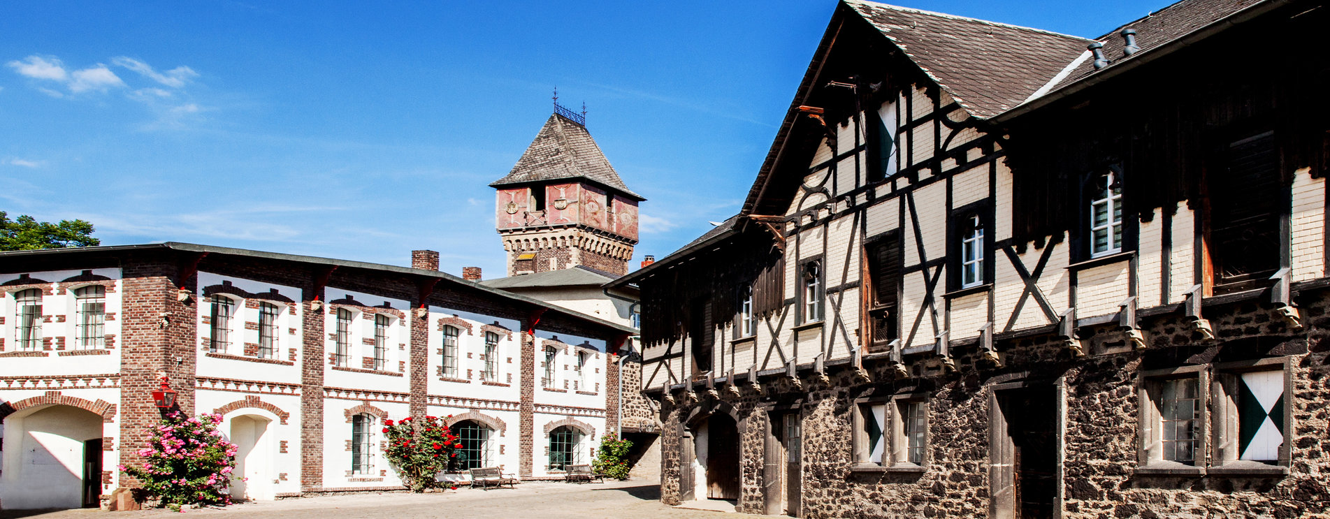 Zentrum der Hochzeitslocation - der Gutshof