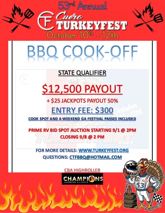 BBQ Fall Cook Off - Cuero Turkeyfest