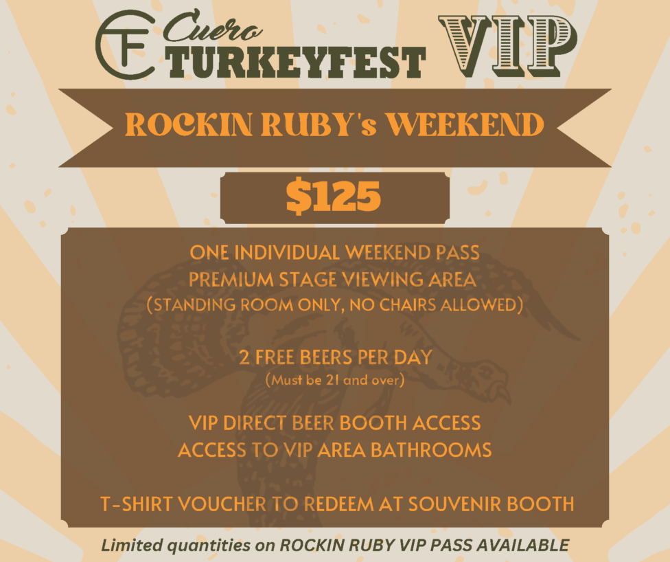 VIP - Cuero Turkeyfest